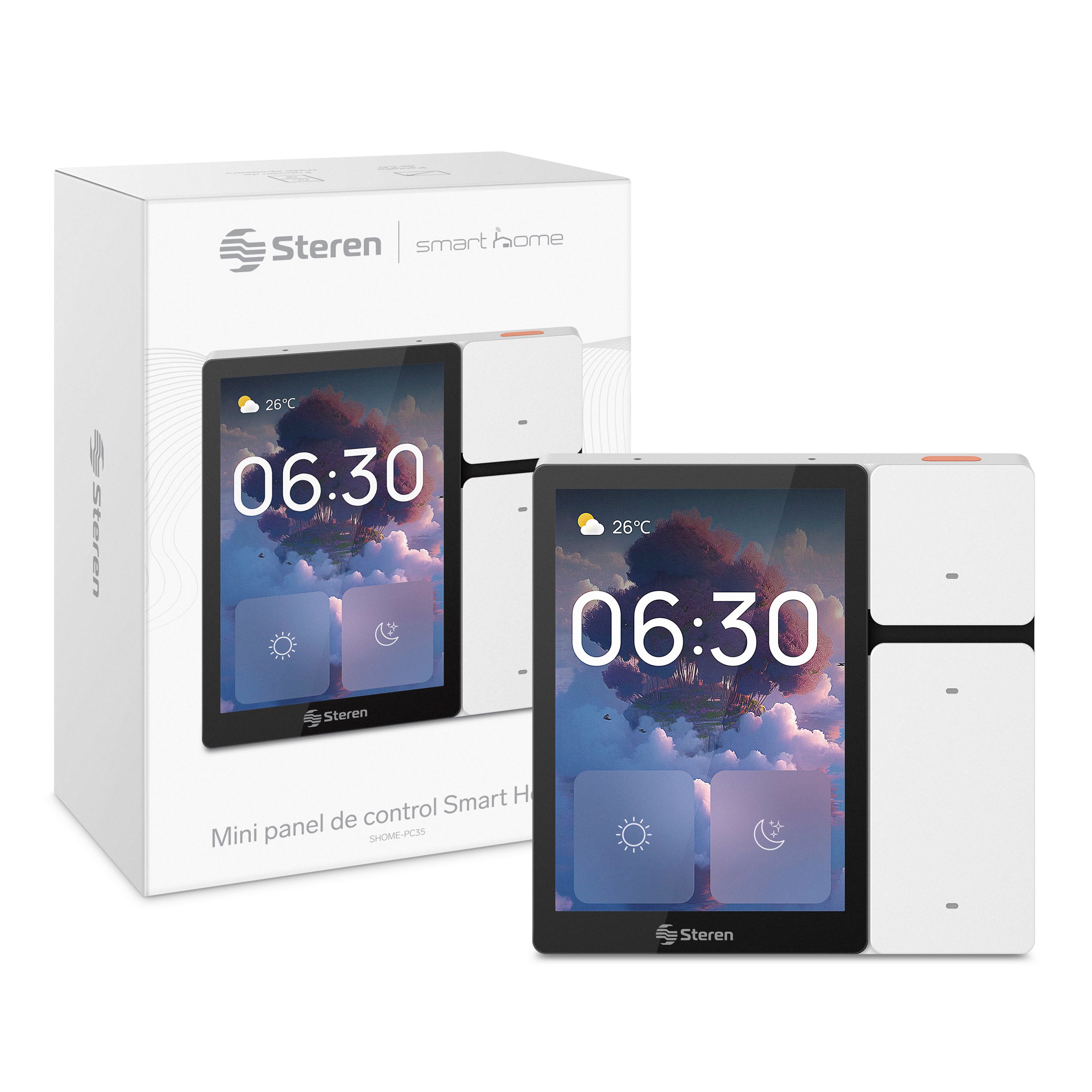 Mini panel de control Smart Home / SHOME-PC35 – Steren Ecomm